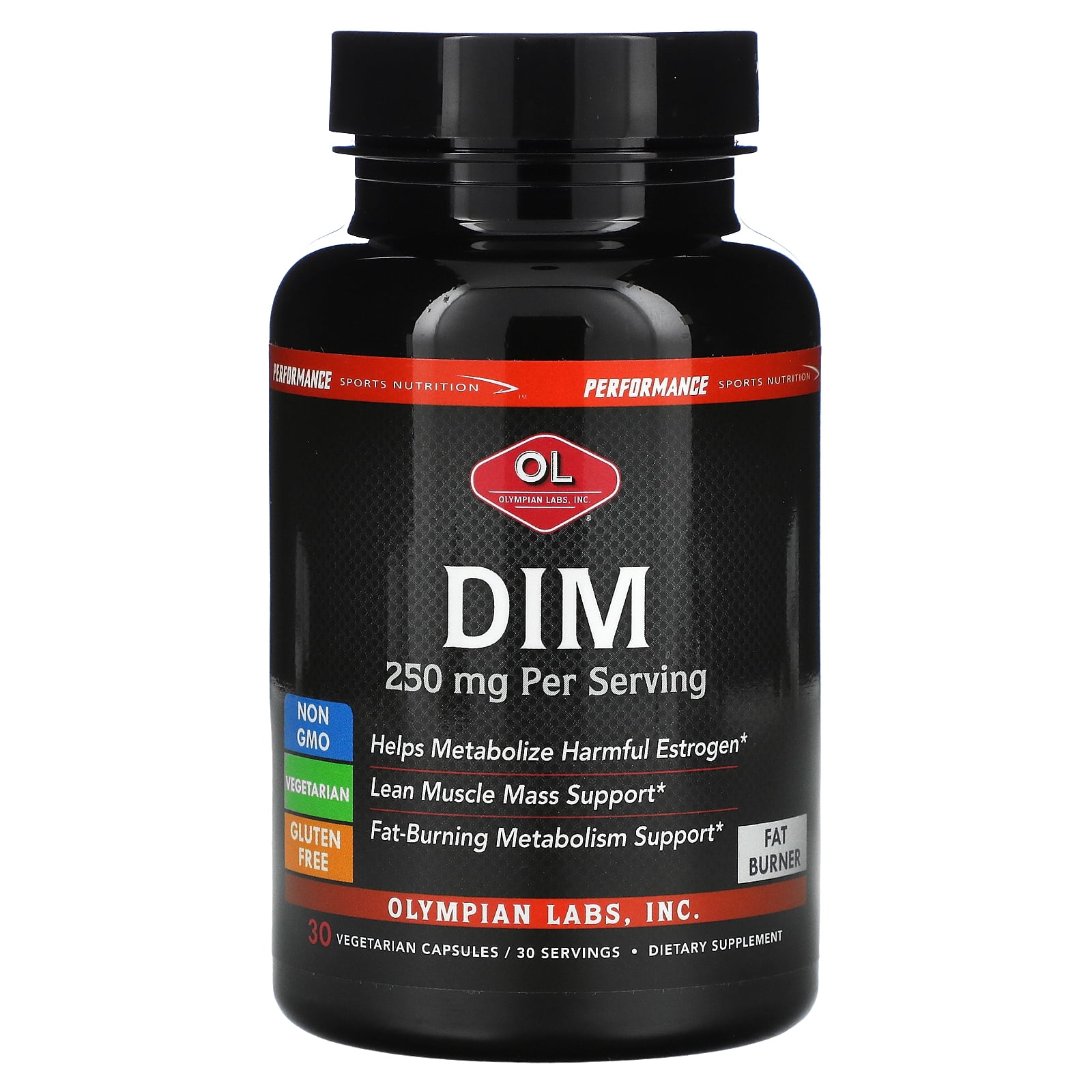 Olympian Labs DIM Capsules, 250 mg, 30 count - Walmart.com