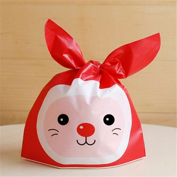 Pack Of 50 Cute Rabbit Bunny Candy Gift Bags Baby Shower Food Present ...