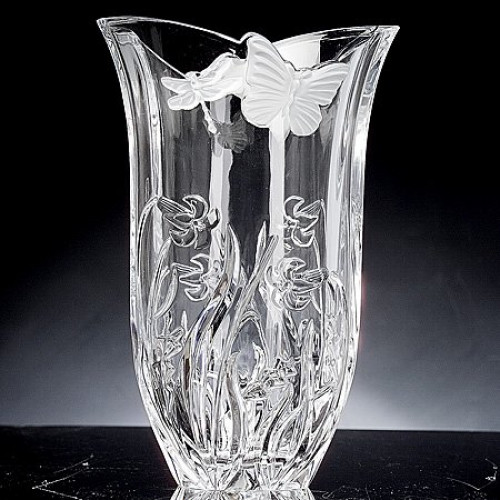 Trumpet Godinger vase 11” Home & Living Home Décor etna.com.pe