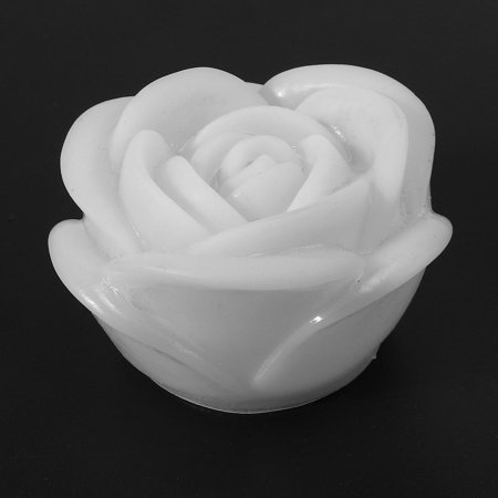 7 Color Romantic Changing Led Floating Rose Flower Candle Night Light ...