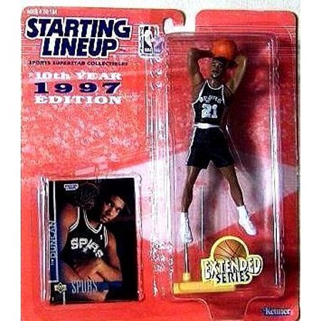 Tim Duncan Action Figure in San Antonio Spurs Uniform - 1997 Starting ...