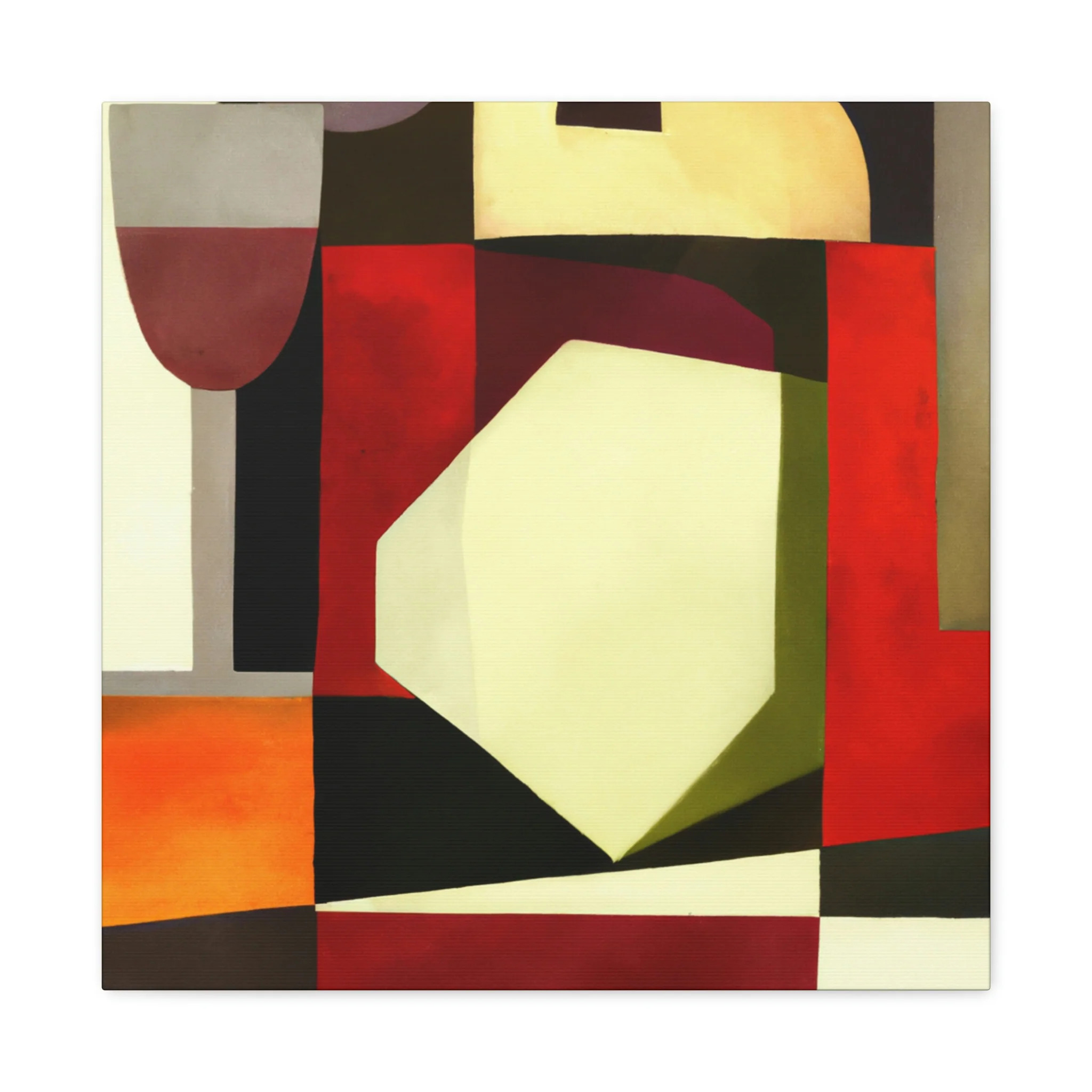 Vintage Wine Reflection - Canvas - Walmart.com