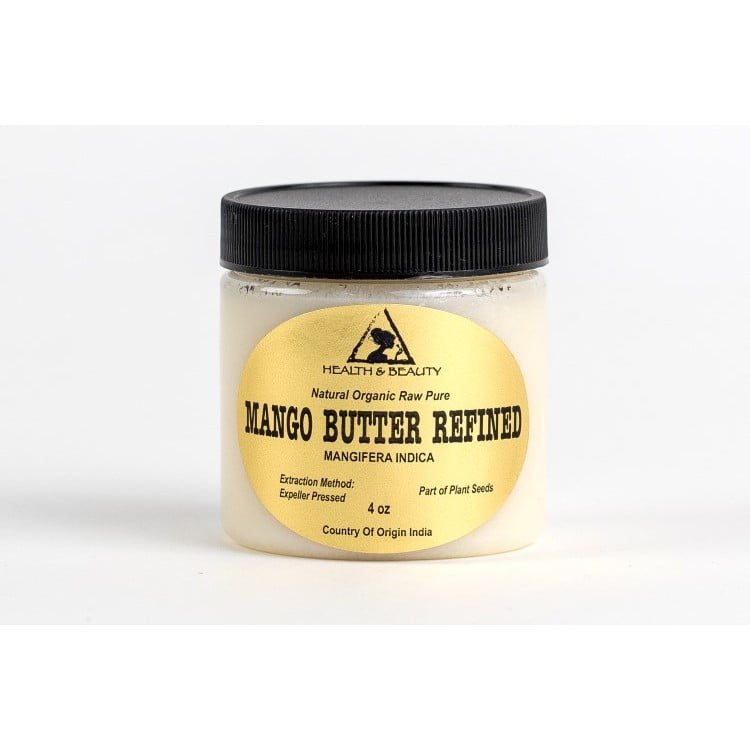 MANGO BUTTER ULTRA REFINED ORGANIC NATURAL RAW FRESH 100% PURE 4 OZ ...