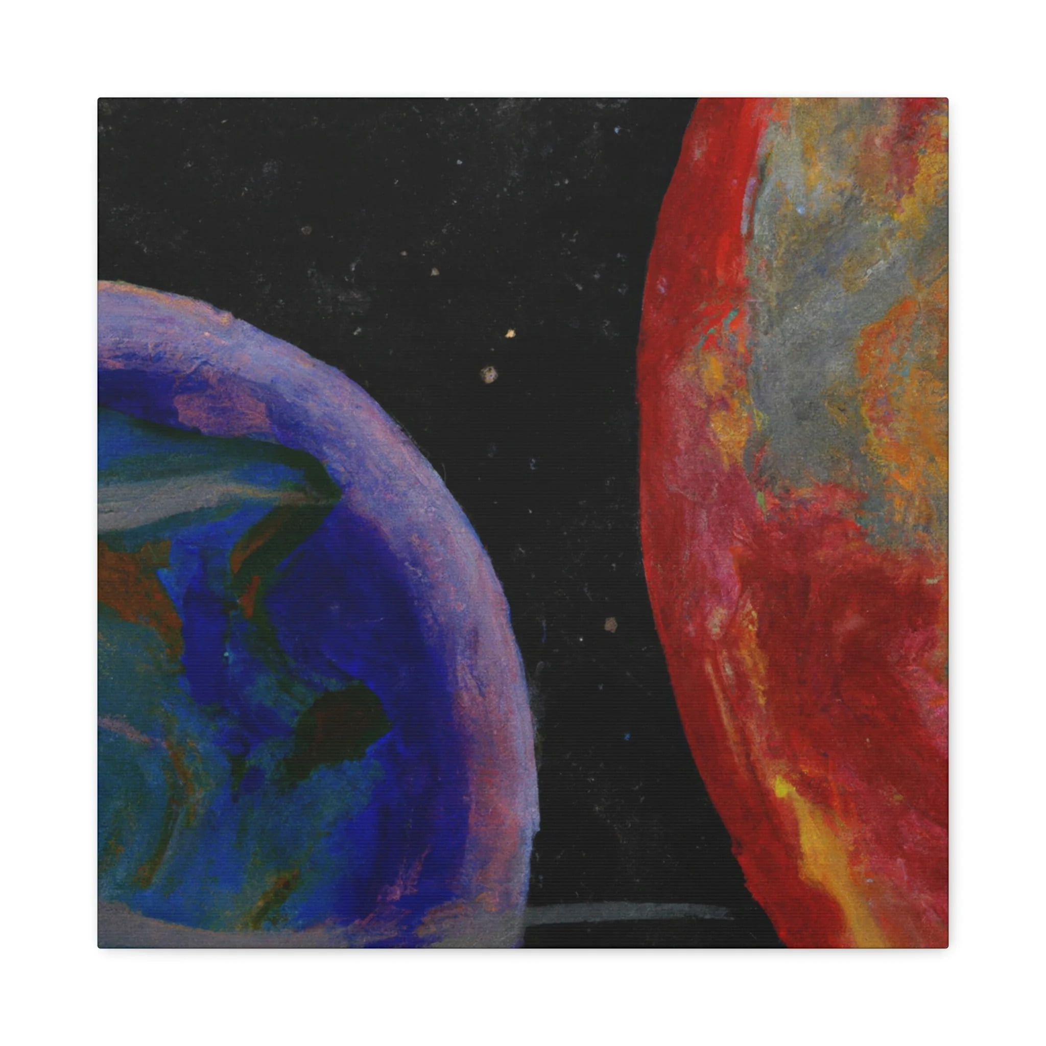 Earth's Cosmic Colors - Canvas - Walmart.com