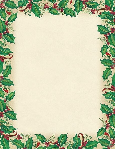 Great Papers Holiday Stationery Dancing Holly - Walmart.com