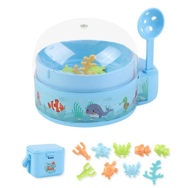 Toddler Fishing Game Mini Fishing Game Toy Spoon Scooping Fish Toy Wind ...