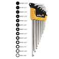 Wiha Tools 13 Pc MagicRing Screw Holding Ball End Hex L-Key Set & SAE ...