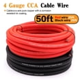 4 Gauge Copper Clad Aluminum Power Ground Wiring Kit W/ fuse block ...