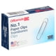Officemate No. 1 Smooth Paper Clips, 100 Clips, Silver (99911 ...