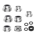 Faucet Adapter Kit, 7 Piece Brass Male and Female Adapters, Faucet to ...