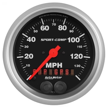 AUTO METER 3904 5IN TACH, 10,000 RPM, SHIFT-LITE, SPORT-COMP - Walmart.com