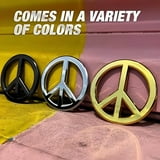 Revolution Car Badges 3D Peace Sign, Automotive Emblem Decals Stickers ...