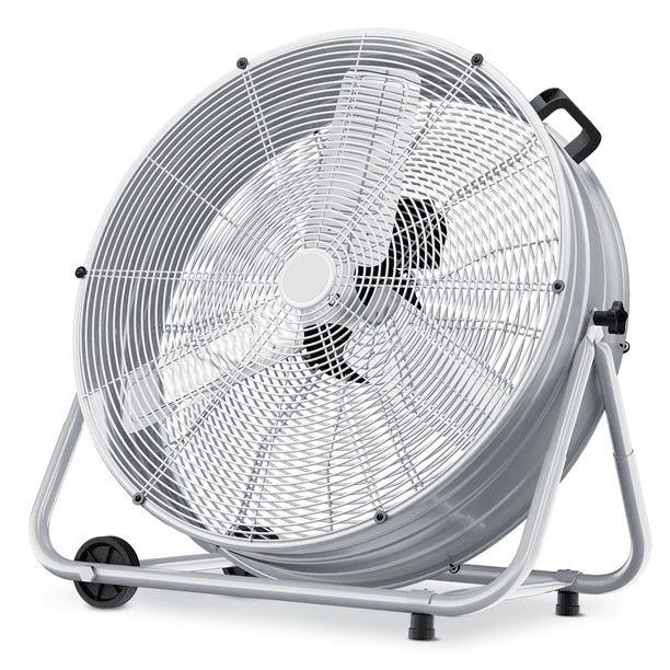 Magshion 24 Inch 3 Speed High Velocity Floor Fan, Heavy Duty Metal Industrial Drum Fan with ...