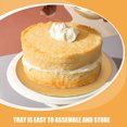 WHAMVOX Cake Bottom Board 20Pcs Golden Thickened Cardboard for Bakers ...
