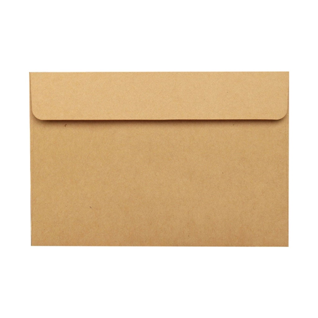 Pack of 10 Colorful Vintage Envelopes Retro Kraft Paper Envelope Sets 6 ...