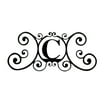 (Price/Each)Village Wrought Iron HP-OD-G House Plaque Letter G ...