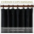 Blackout Velvet Curtains 72 inches Long, Thick Black Window Curtains ...
