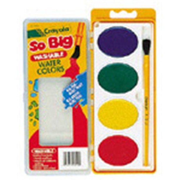 Crayola Llc Formerly Binney & Smith So Big Water Color-Refill 4 Colors ...