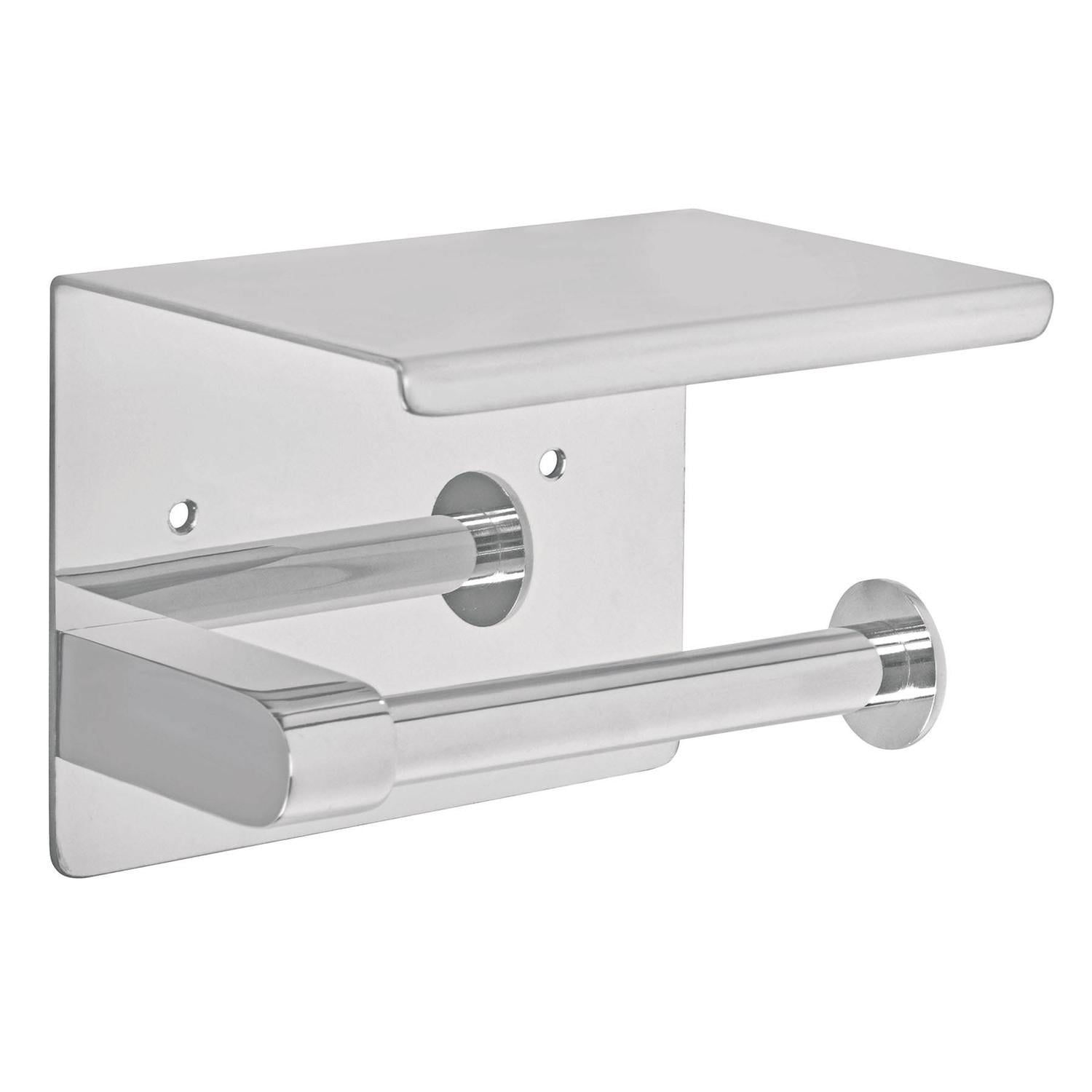 Porta rollo con soporte para celular, cromo, Riviera Foset. 46354 ...