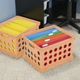 Sterilite File Crate Plastic, Icy Peach, 1 Count - Walmart.com
