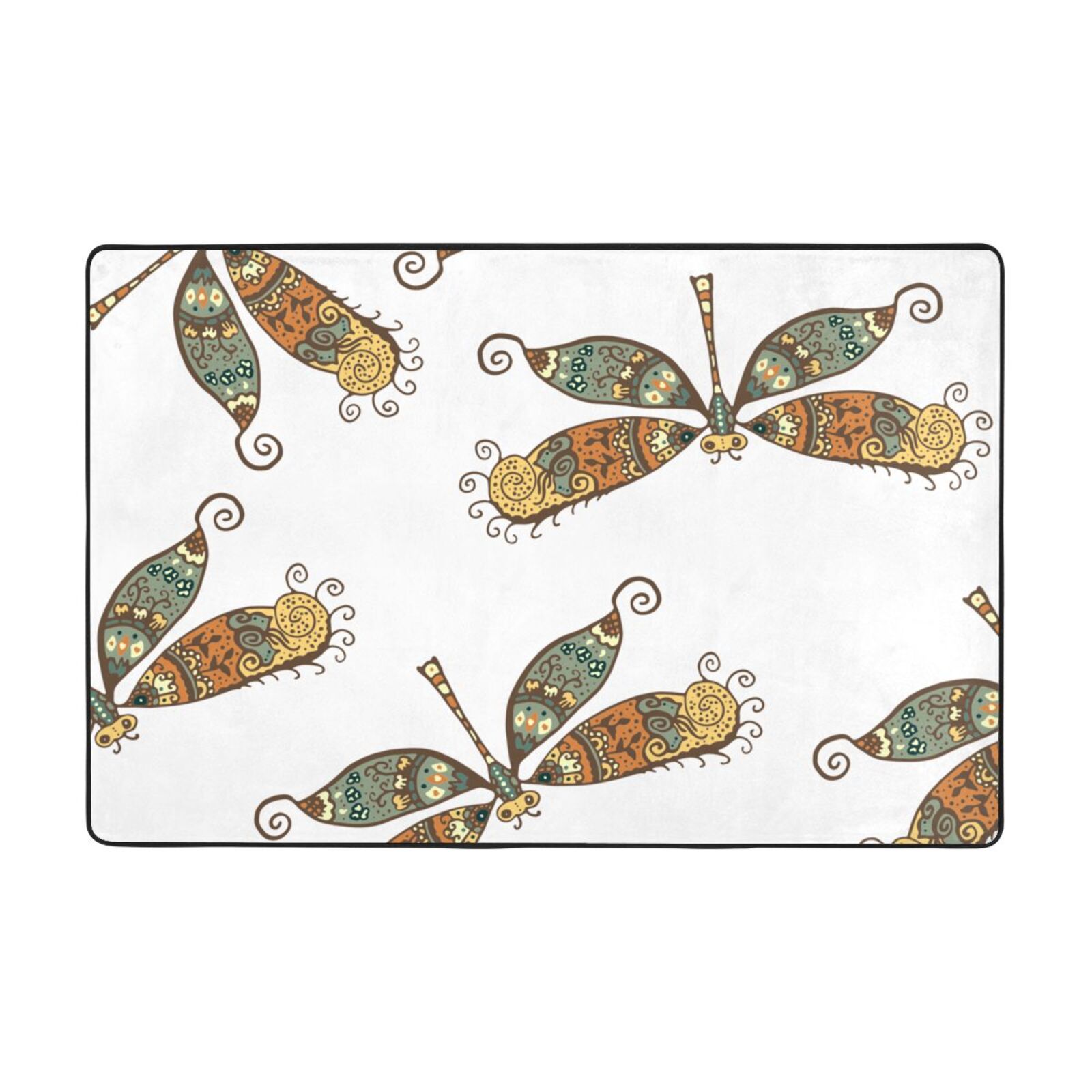 Bathroom Rug Non-Slip Mat, Super Soft Absorbent Bath Mat - Vintage ...