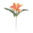 Artificial Lily and Baby's Breath Bouquet Plastic Faux Flowers for ...