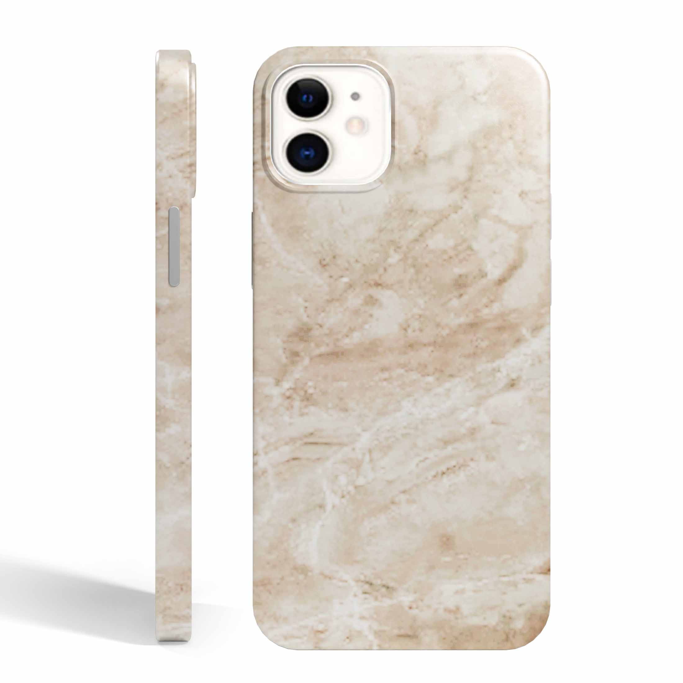 Tobelint Real Swirl Marble Texture Case for iPhone 12, Slim Full ...
