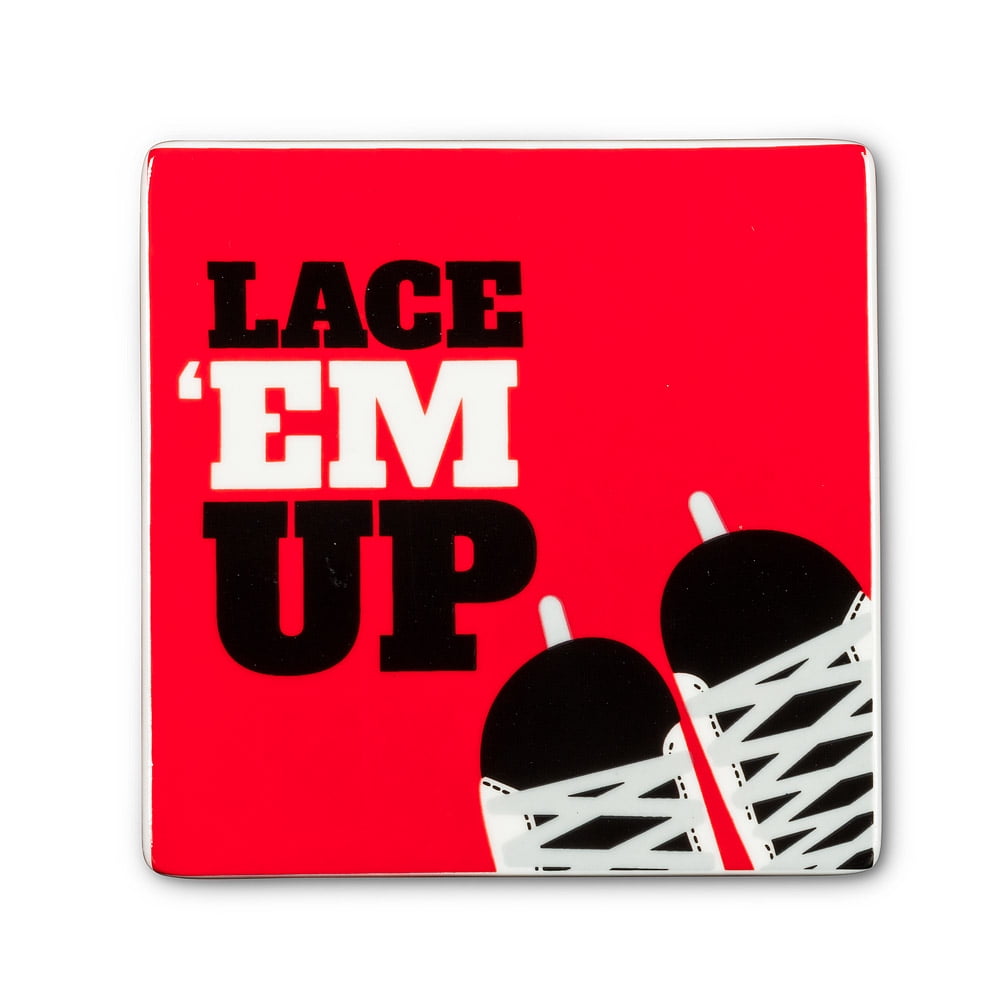 Set of 4 Lace 'Em Up Coaster - Walmart.com