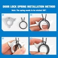 5Pcs Replacement Spring Door Handle Springs for Door Knob Handle Knob ...