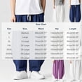 Blmnix Low Waisted Mens Pants Travel Pants Palazzo Comfy Pants Baggy ...