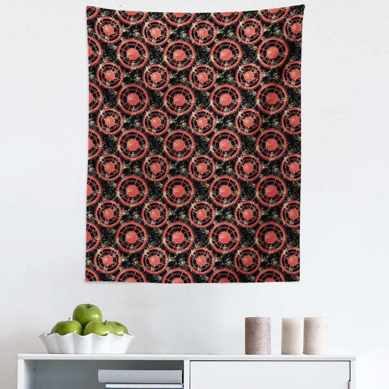 Steampunk Tapestry, Mechanism of Watch Pattern Creative Geometric ...