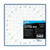 "The Quilted Bear 12"" x 12"" Rotary Cutting Mat - Self-Healing, Locking & Rotating, Blue ...