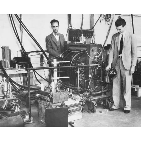 Dr. Carl Anderson (Left) And Seth Neddermeyer With Their 'Cloud Chamber ...