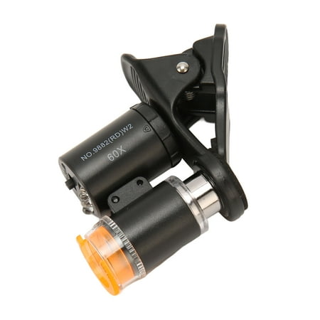 Mini Mobile Phone Microscope, Clip On Microscope Universal Banknote ...