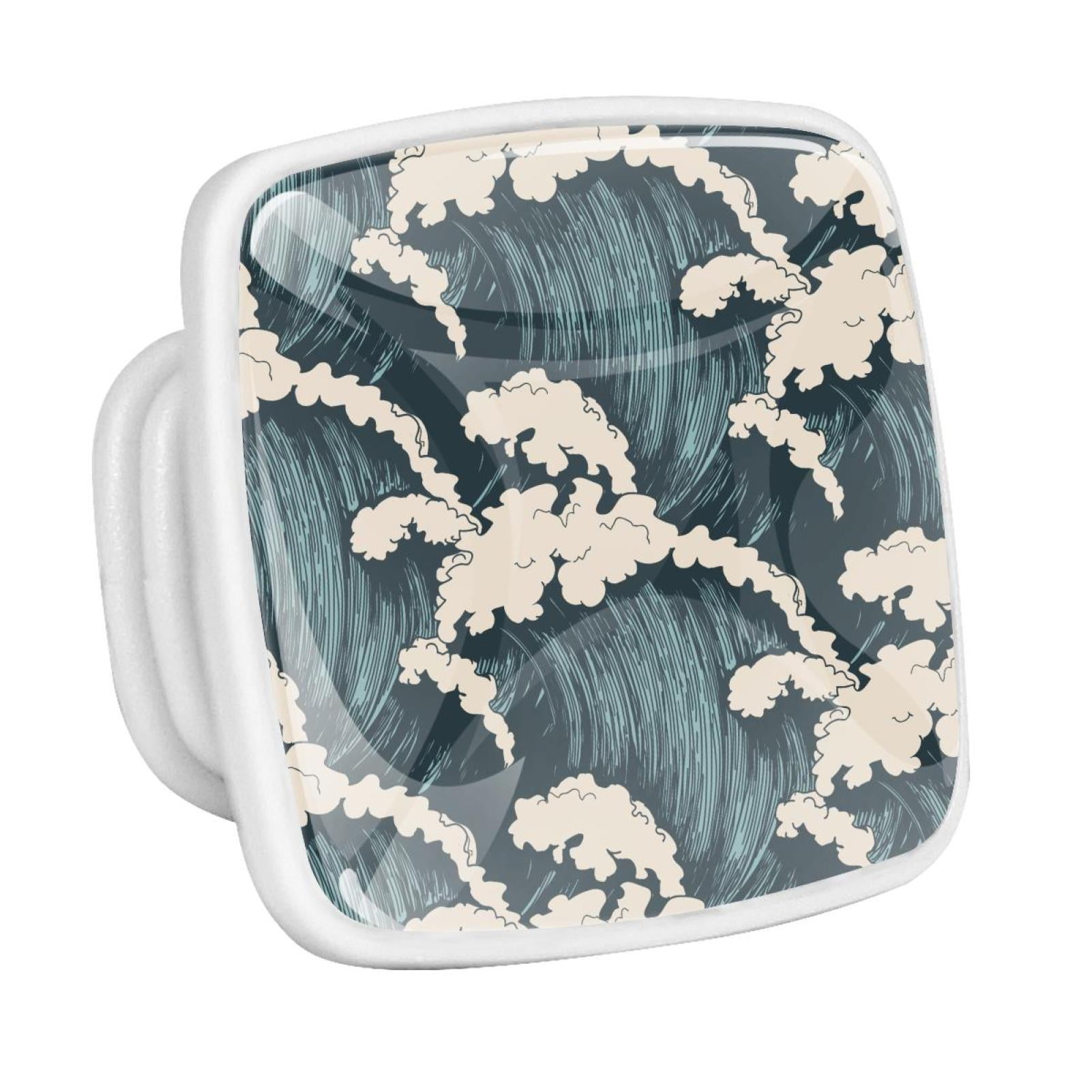 4PCS Square Cabinet Fluorescence Knob Glowing in the Dark Furniture ...