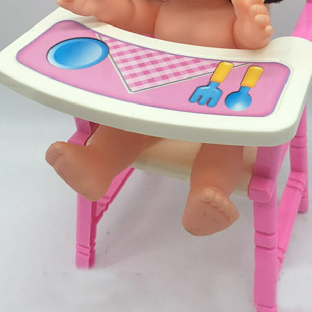 Plastic doll high chair store