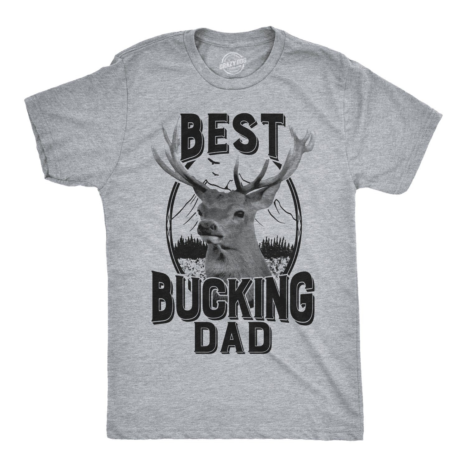 Click here for Crazy Dog T-Shirts Mens Best Bucking Dad Funny Fat... prices