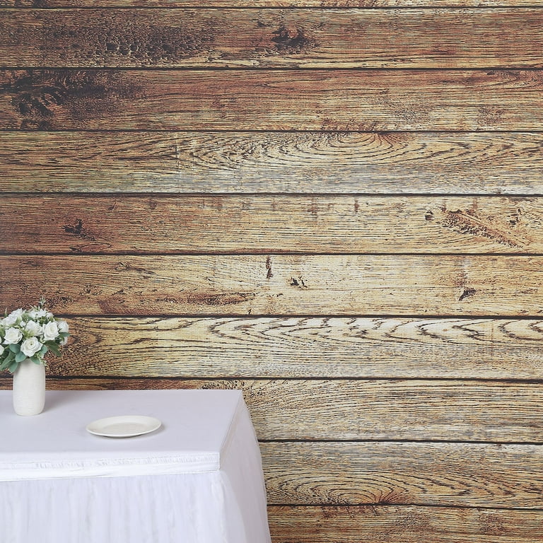 Rustic Wood Panel Background