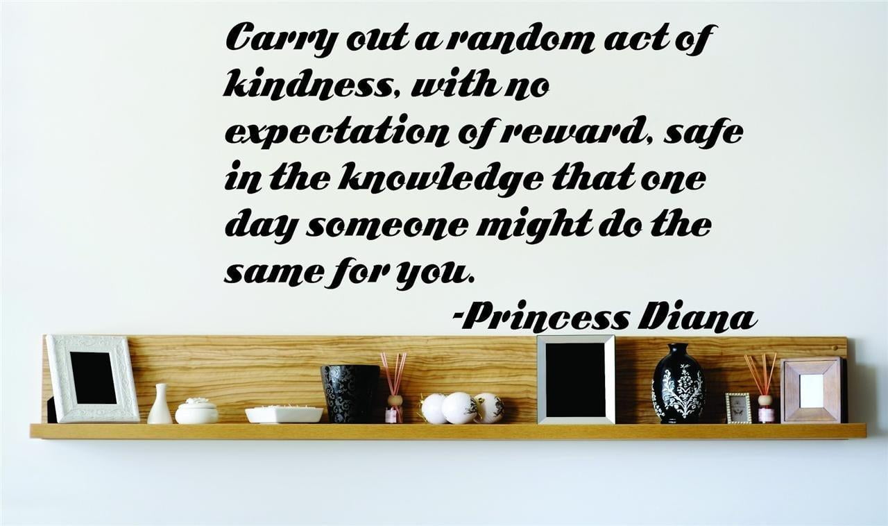 Family Carryout Random Kindness Inspiring Quotes & Sayings Wall Decal ...