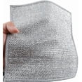 5 count Double Layer Stainless Wire Dishwashing Cloth Non Scratch ...
