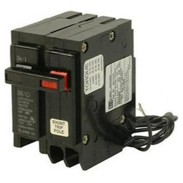 BR120ST 1 Pole, 20A, Plug-in, 120/240 VAC, Type BR Shunt Trip Circuit ...