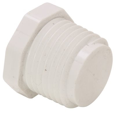 PVC THREADED PLUG 1/2 IN. per 43 Each - Walmart.com