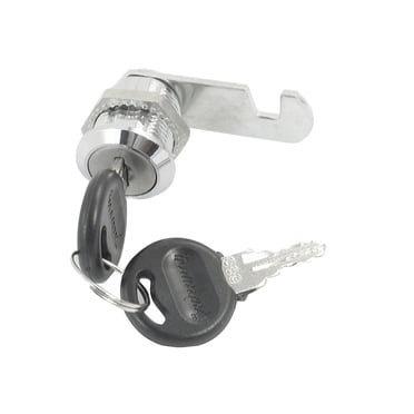Tool Box Furniture Locking 19mm Dia Thread Cylinder Cam Lock w Key ...