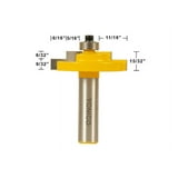 Yonico Picture Frame Stepped Rabbet Router Bit For 3/16" Glass 18127 ...