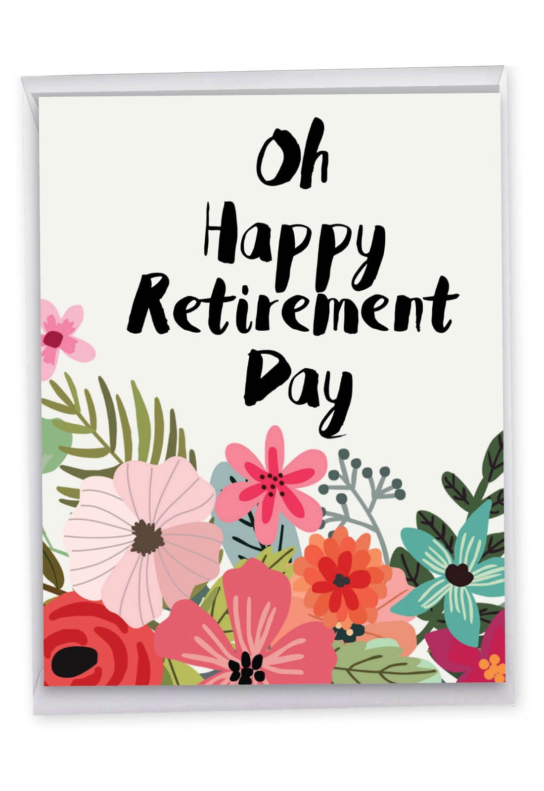 1 Big Retirement Card (8.5 x 11 Inch) - Optimisms Retirement J6631GRTG ...