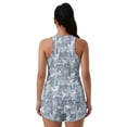 Binienty Tree Camo Pattern Two Piece Tank Top Shorts Outfit, Polyester ...
