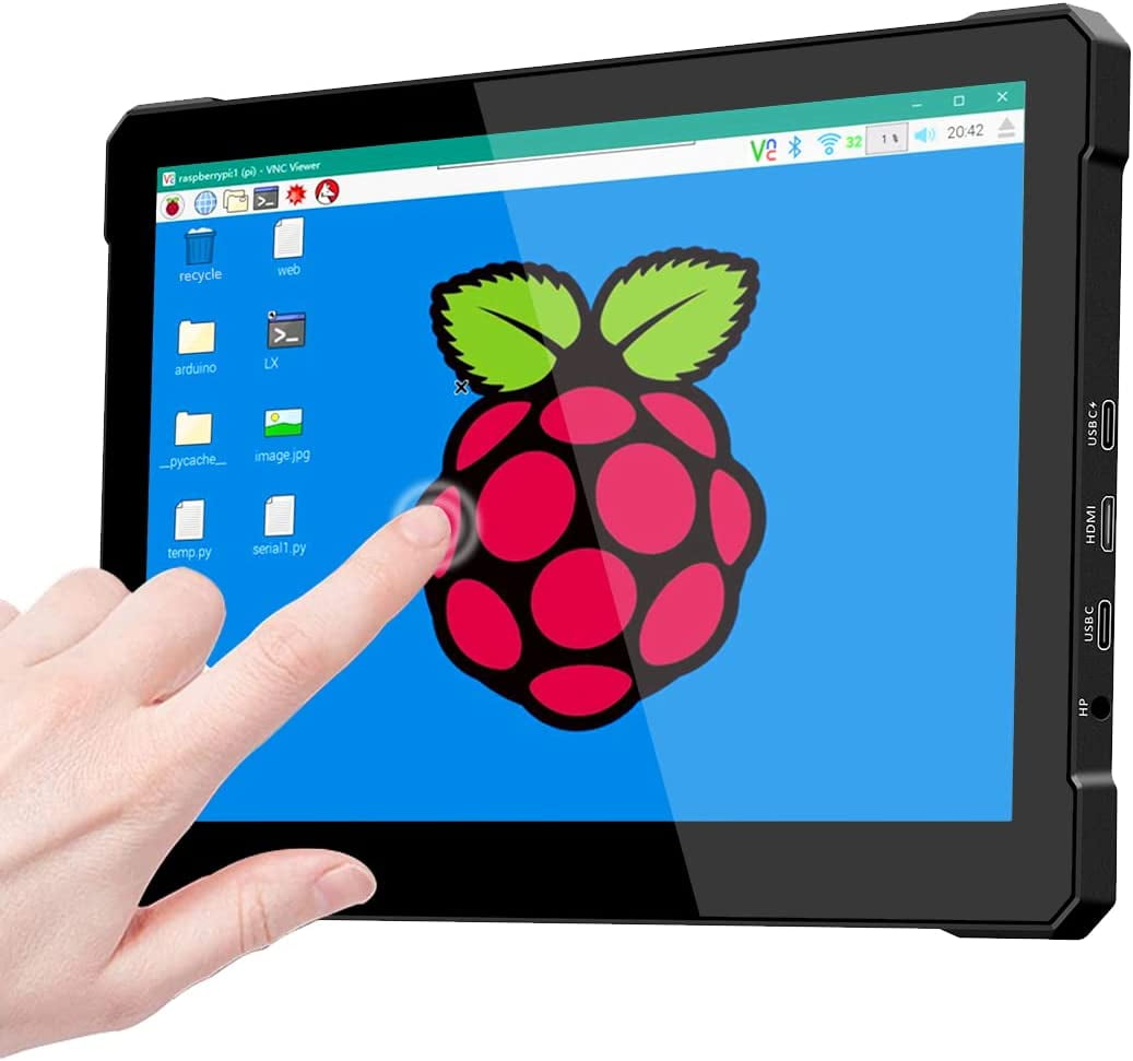Raspberry PI Touchscreen, FSXUOLIPI 10.1 Inch Portable Monitor ...