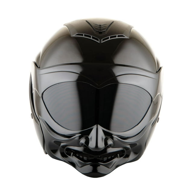 1Storm Motorcycle Open Face Fiber Glass Dual Visor Helmet HB609 Scooter ...
