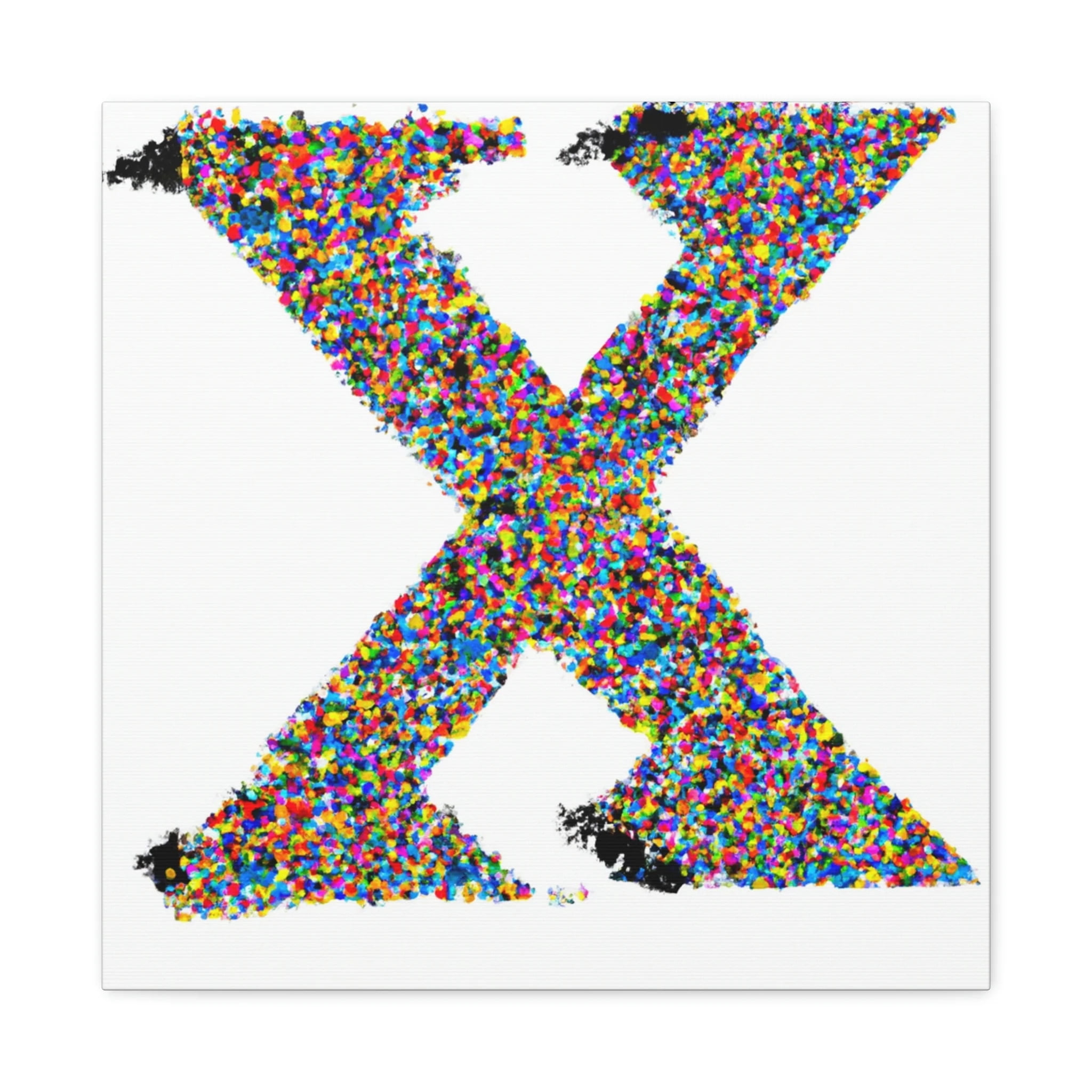X's Pointillism Dream - Canvas - Walmart.com