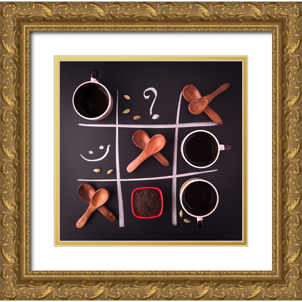 Dhuper, Sumit 26x26 Gold Ornate Wood Framed with Double Matting Museum ...